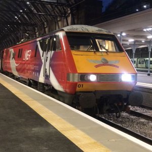 LNER Class 91 flying Scotsman at Kings Cross | RailUK Forums